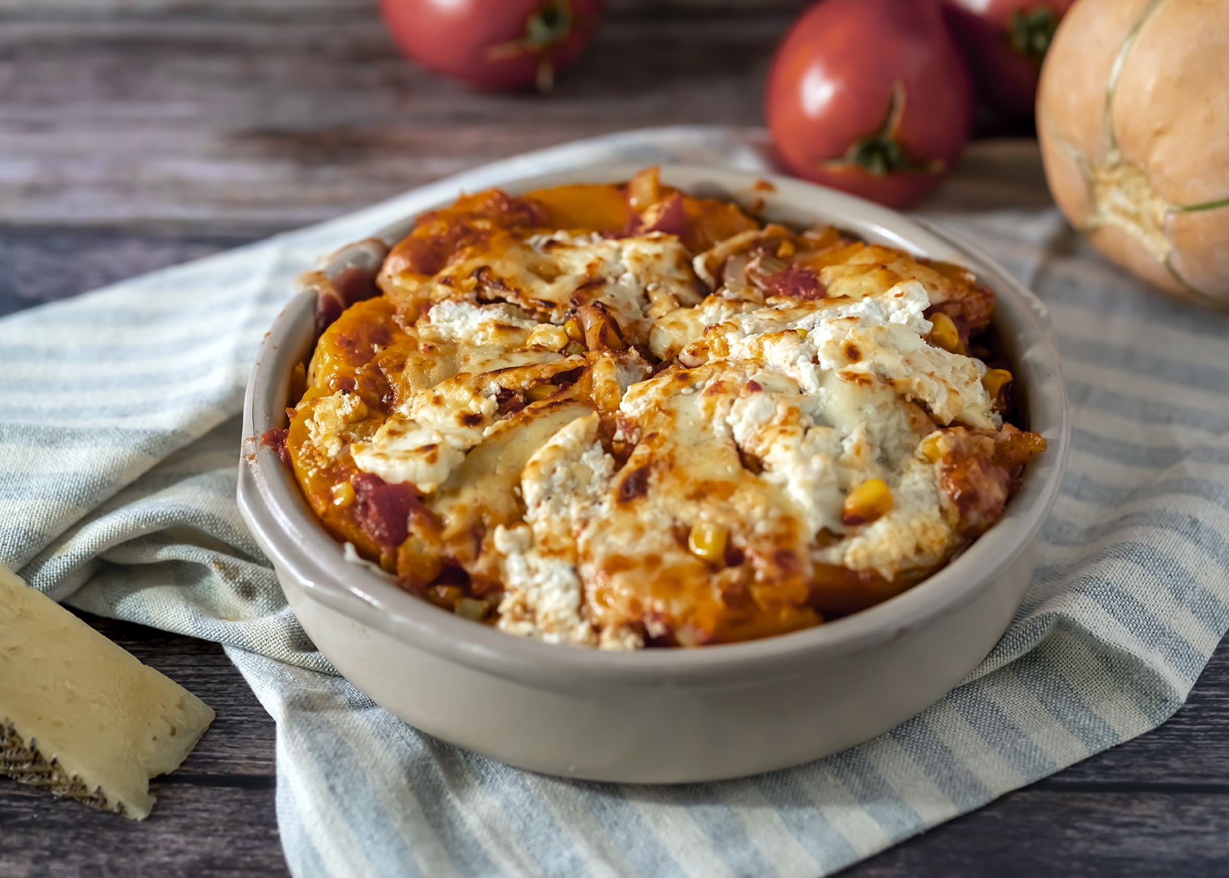 Lasaña de calabaza, jamón y queso | Enrique Tomás