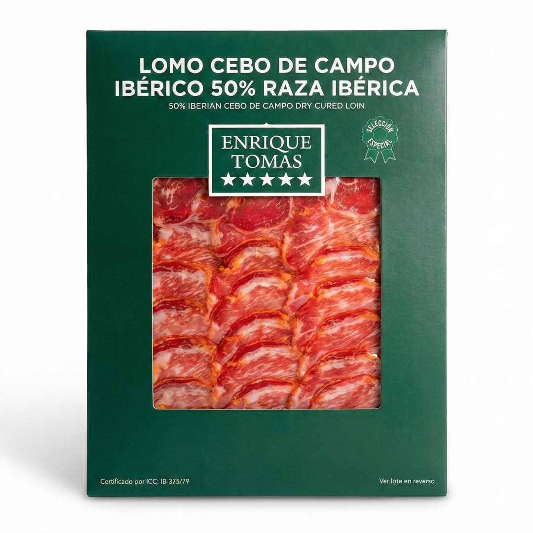 Lomo Cebo de Campo Ibérico 50% Raza Ibérica | Enrique Tomás