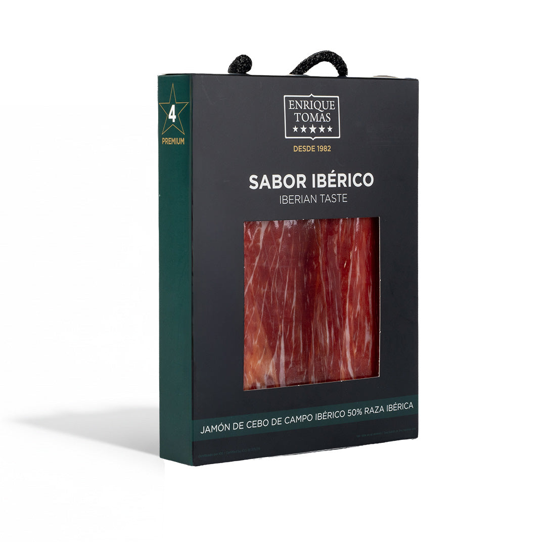 Pack Sabor Ibérico Jamón de Cebo de campo Ibérico 50% Raza Ibérica ...