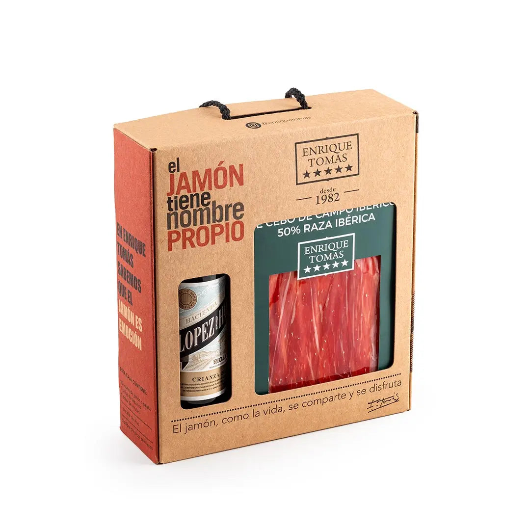 Pack Jamón de cebo de campo Ibérico 50% raza Ibérica | Enrique Tomás